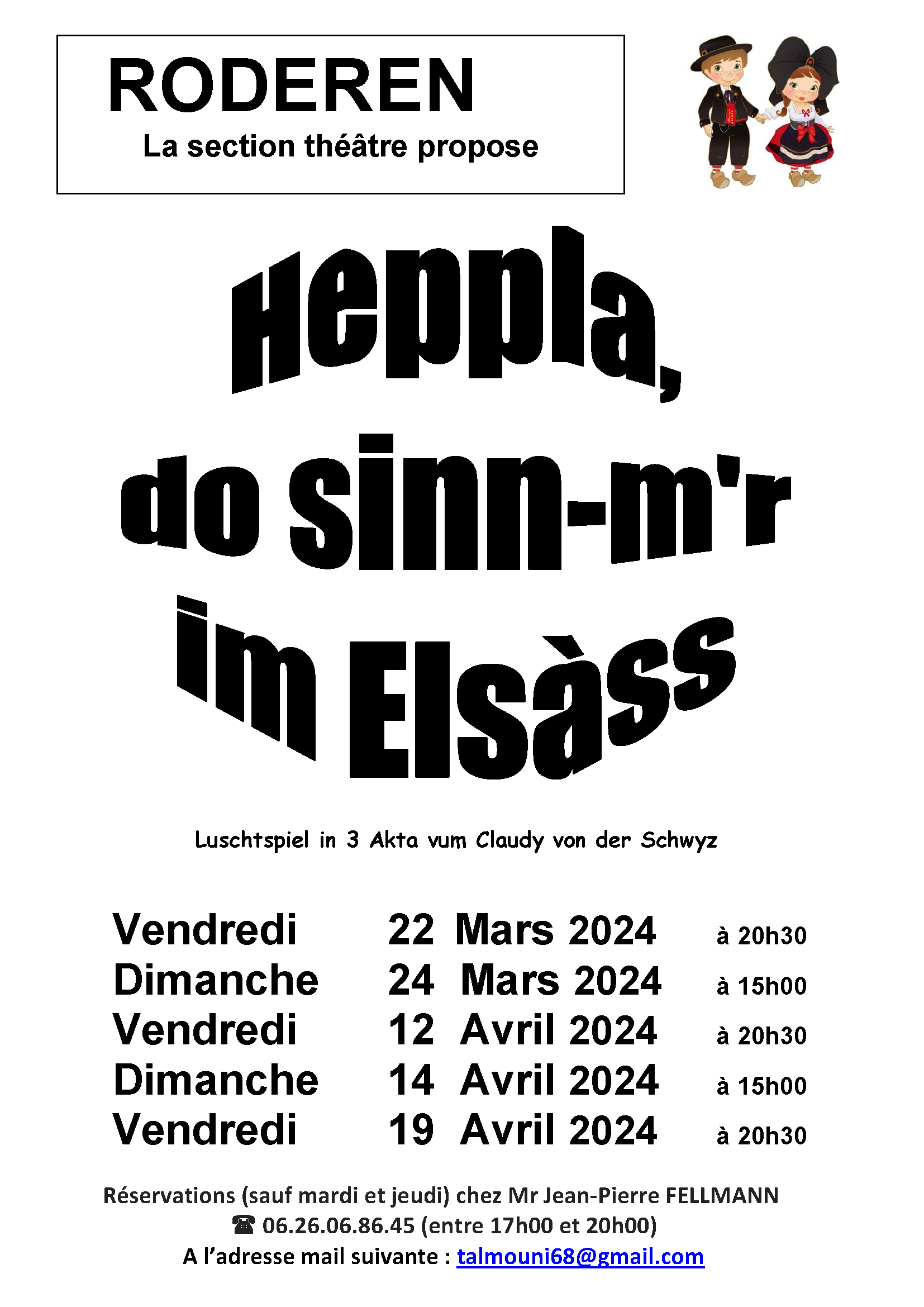Roderen, village d'Alsace, Site officiel de la commune - Théâtre ...